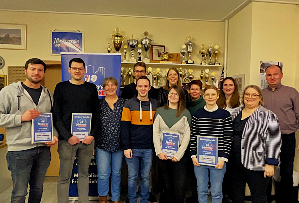 Der Musikverein blickt auf ein erfolgreiches Geschäftsjahr 2024 zurück ...