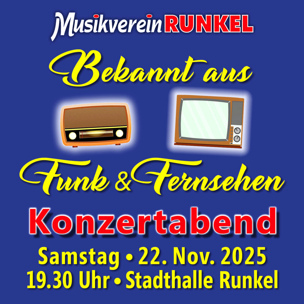 Musikverein lädt zum Jahreskonzert ein! – Musikverein Runkel e.V.
